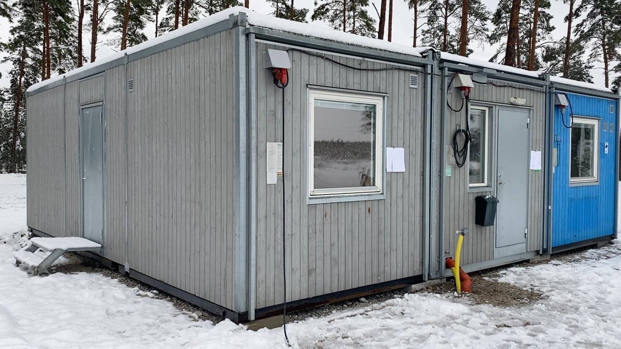Köp Boendemoduler/byggbod byggda till boende på Klaravik - YouTube
