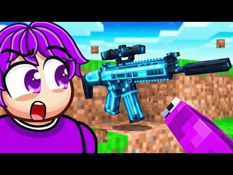 Minecraft, but drops are super guns! @dash-mc Re Edit