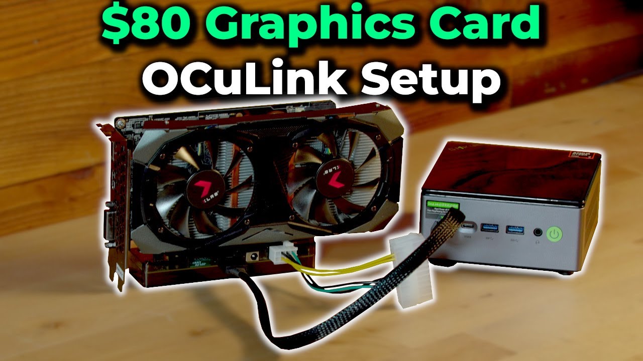 $80 GPU OCuLink Setup | Ultra Cheap eGPU + Mini PC Gaming - YouTube