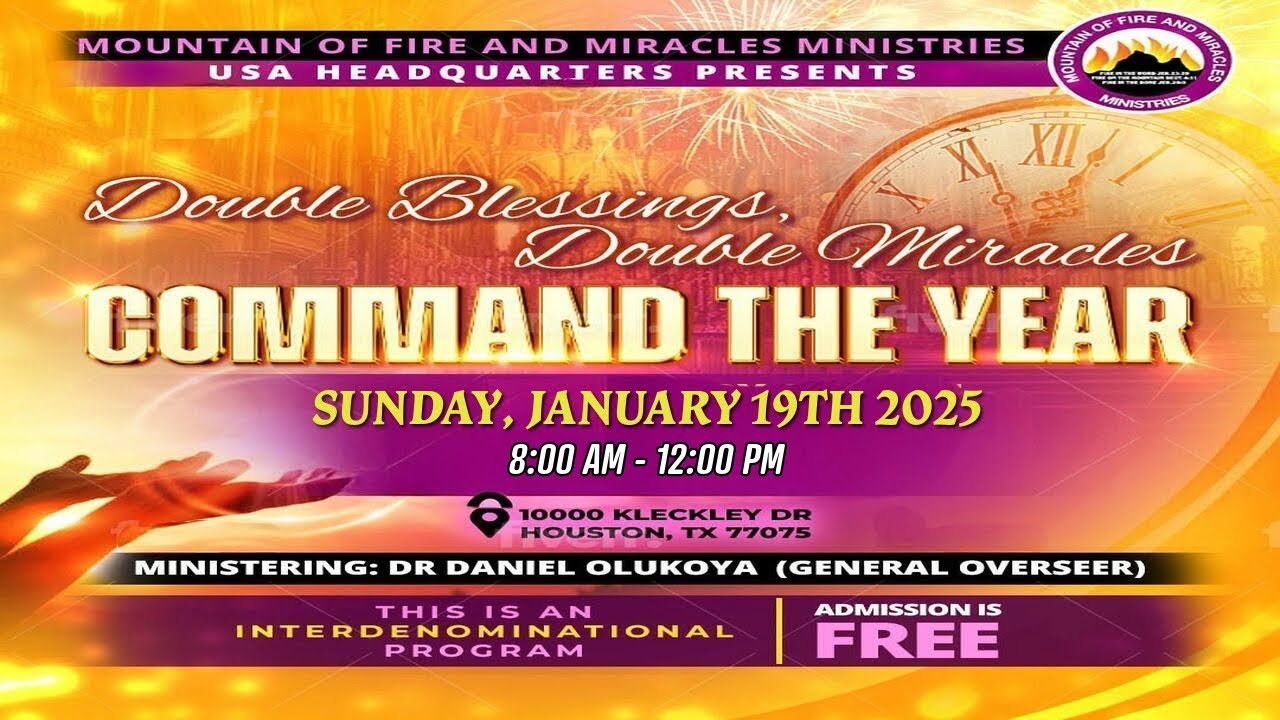 Double Blessings, Double Miracles | Command The Year 2025 | MFM RALEIGH ...