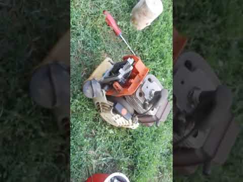 Stihl fs 400 - YouTube