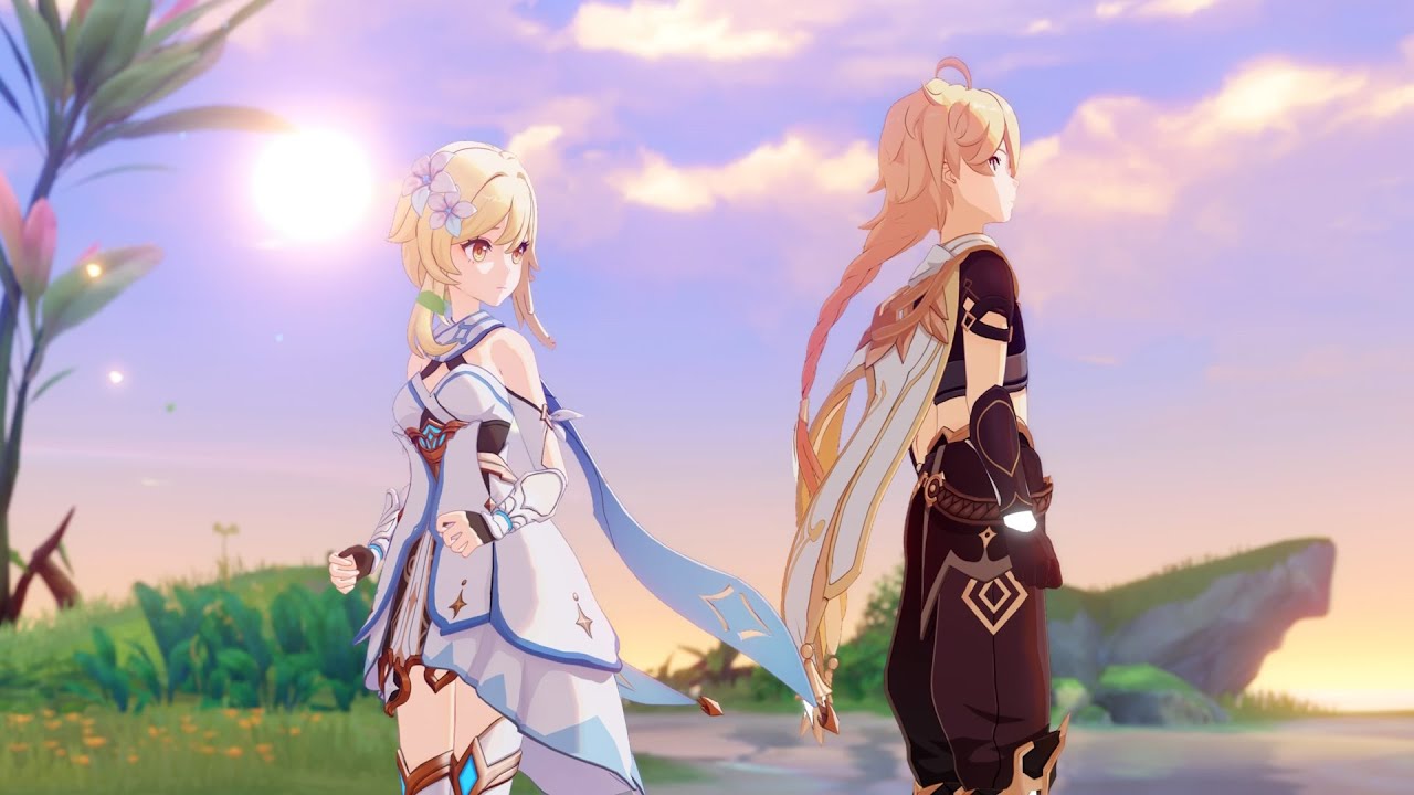 Aether Reveals The Truth To Lumine - Genshin Impact Archon Quest 4.7 ...