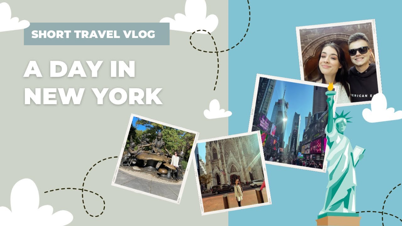TRAVEL VLOG* Everything we saw in *NEW YORK in less than 5 MINS - YouTube