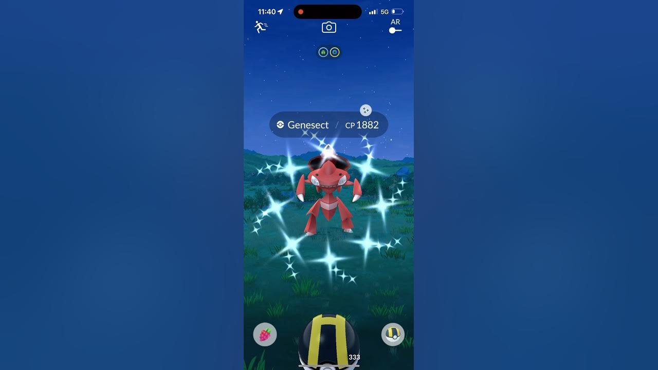 SHINY GENESECT (Chill Drive) CAUGHT! Pokémon GO - YouTube