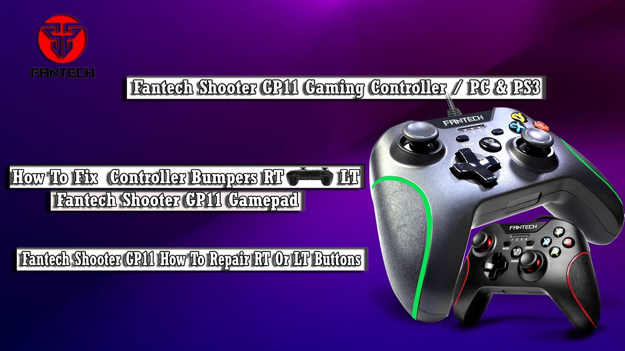 How To Fix Controller Bumpers RT Or LT Fantech Shooter GP11 Gamepad ...