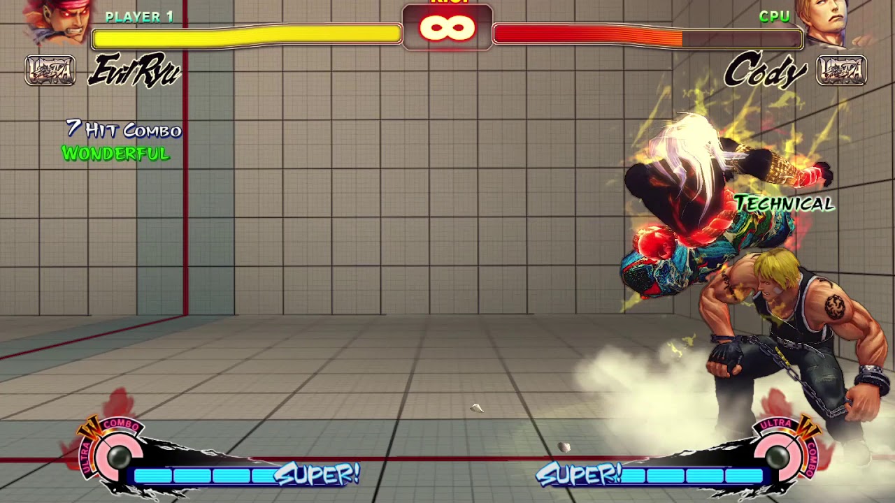 USFIV - Evil Ryu F.Mk Combo Link - YouTube