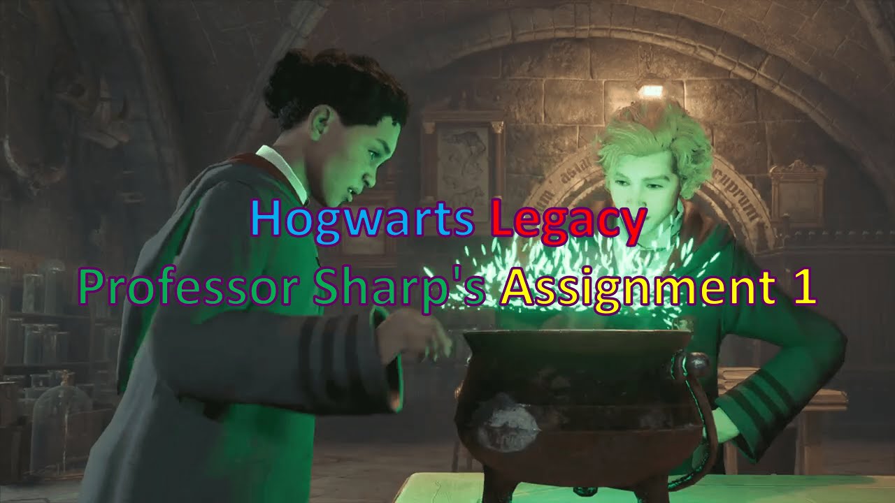 Hogwarts Legacy Professor Sharp's Assignment 1 - YouTube