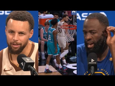 Steph Curry and Draymond sound off on the way Hornets were guarding Steph \