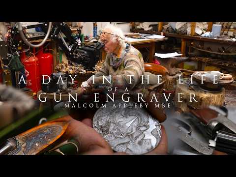 INCREDIBLE Engraving Skills! | A Day in the Life of a Gun Engraver | Malcolm Appleby MBE | Preview