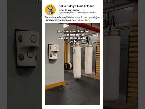 Spor salonunda sevgilisiyle romantik anlar yaşadığını sanan gencin herkesi şaşırtan videosu 😂📉