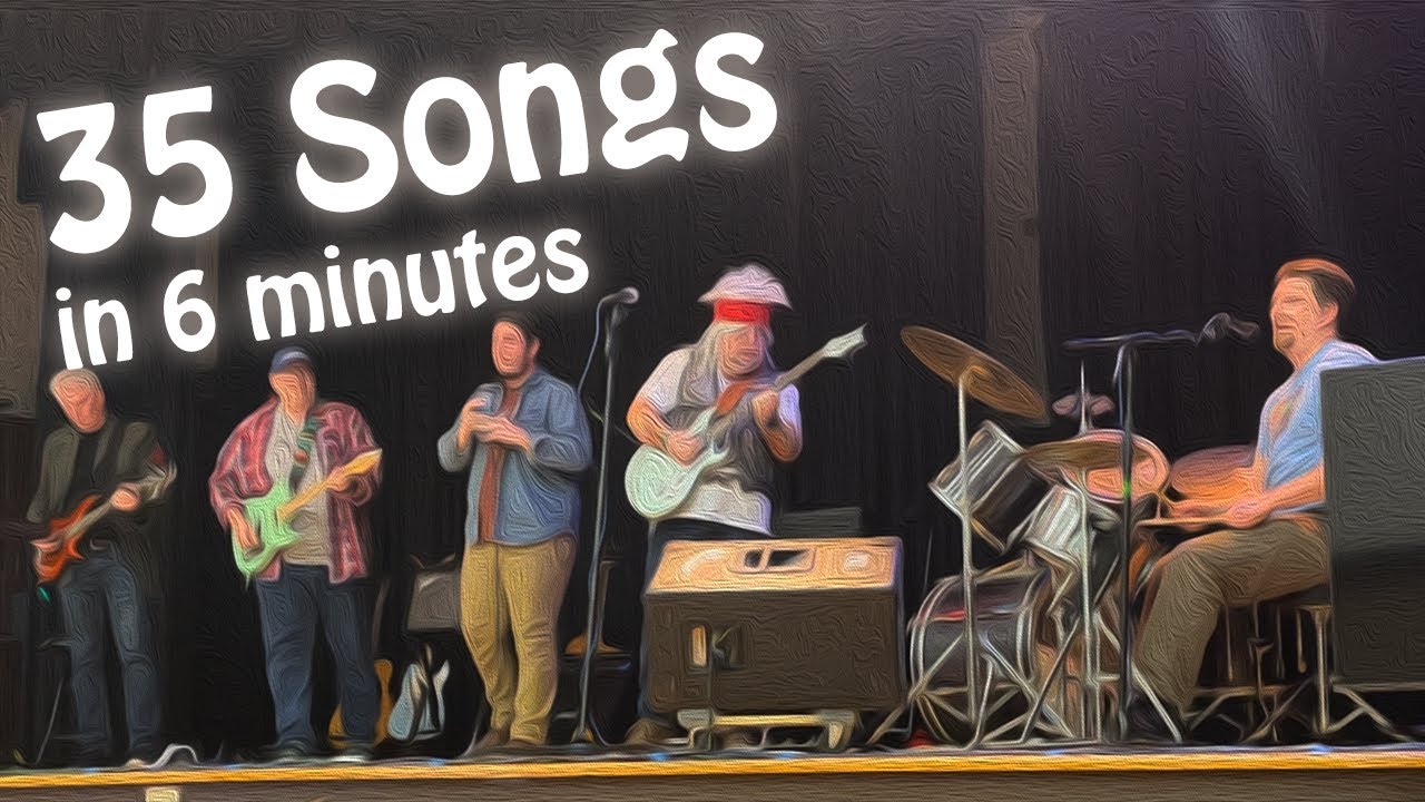 35 Songs in 6 Minutes - YouTube