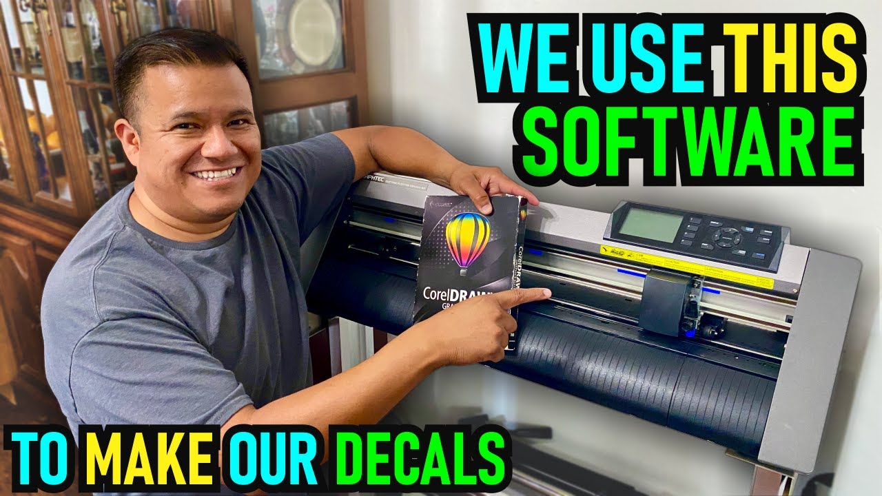 Software for making vinyl decals - YouTube