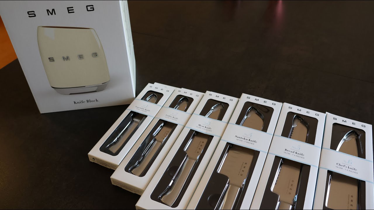 SMEG Knife Set | Coles | Unboxing - YouTube
