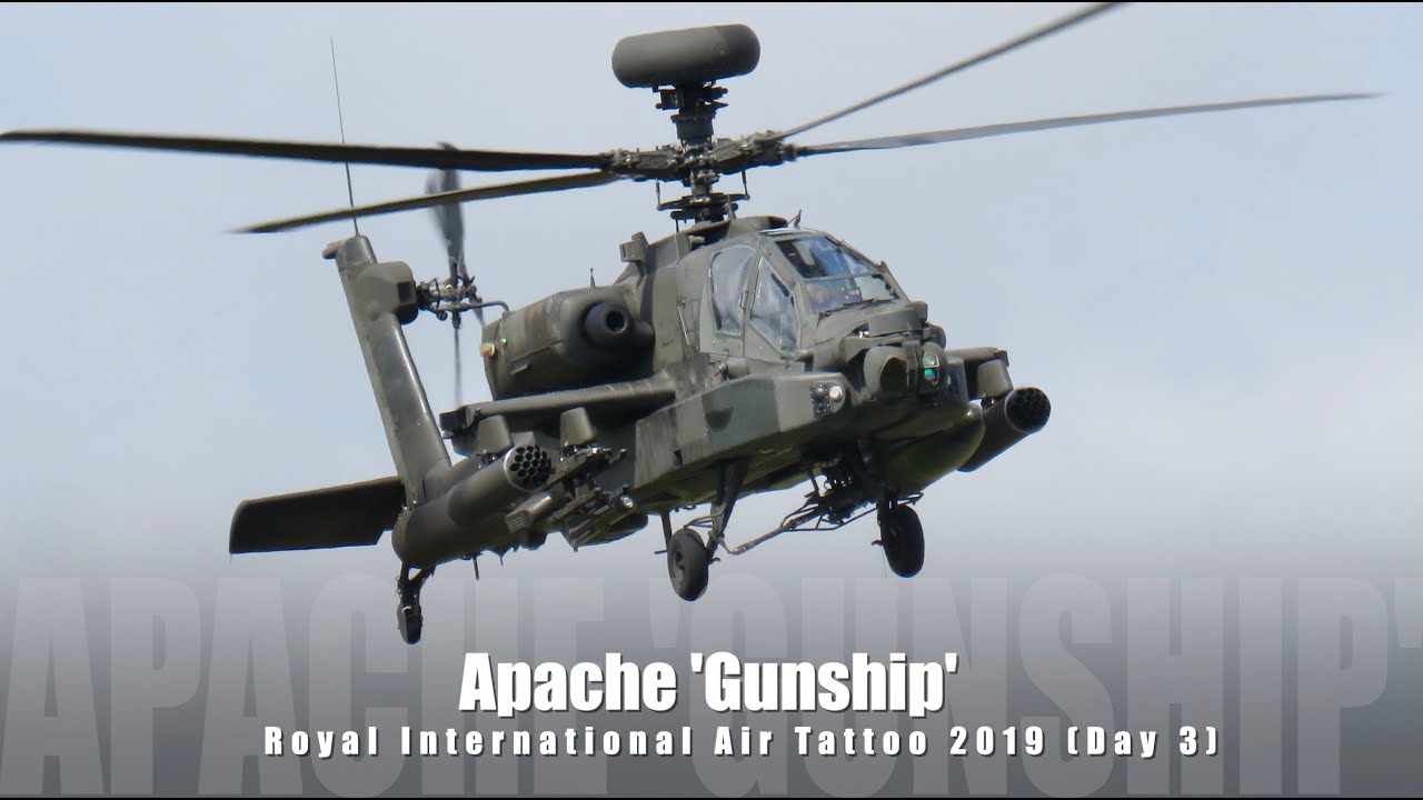 Apache Helicopter Tattoo