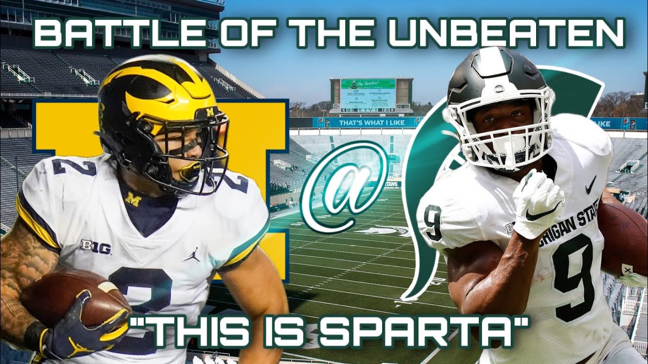 Michigan Wolverines @ Michigan State Spartans NCAAF Live Stream Watch ...
