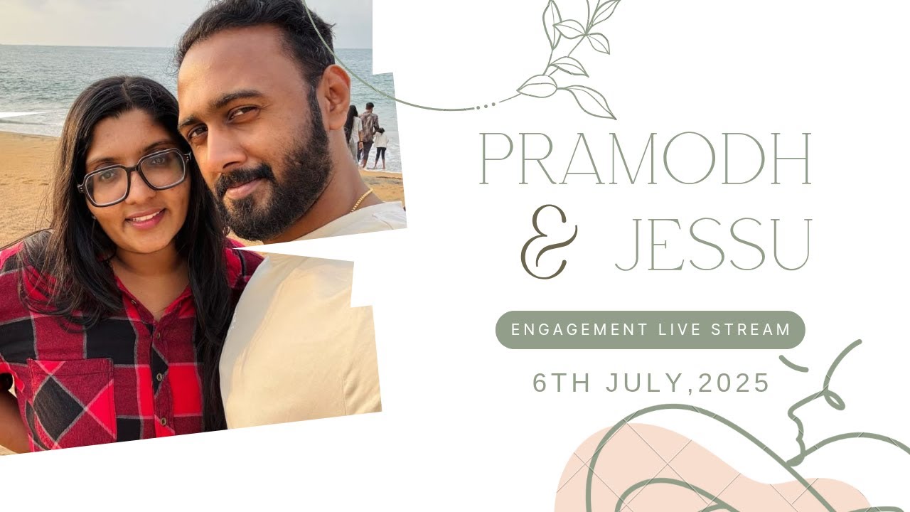 Pramodh & Jessu Engagement Live | 06-07-2025 - YouTube