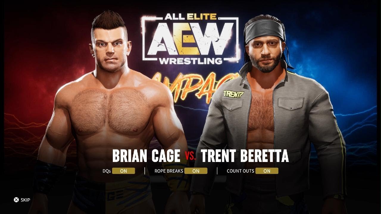 AEW: Fight Forever Brian Cage Vs. Trent Beretta - YouTube