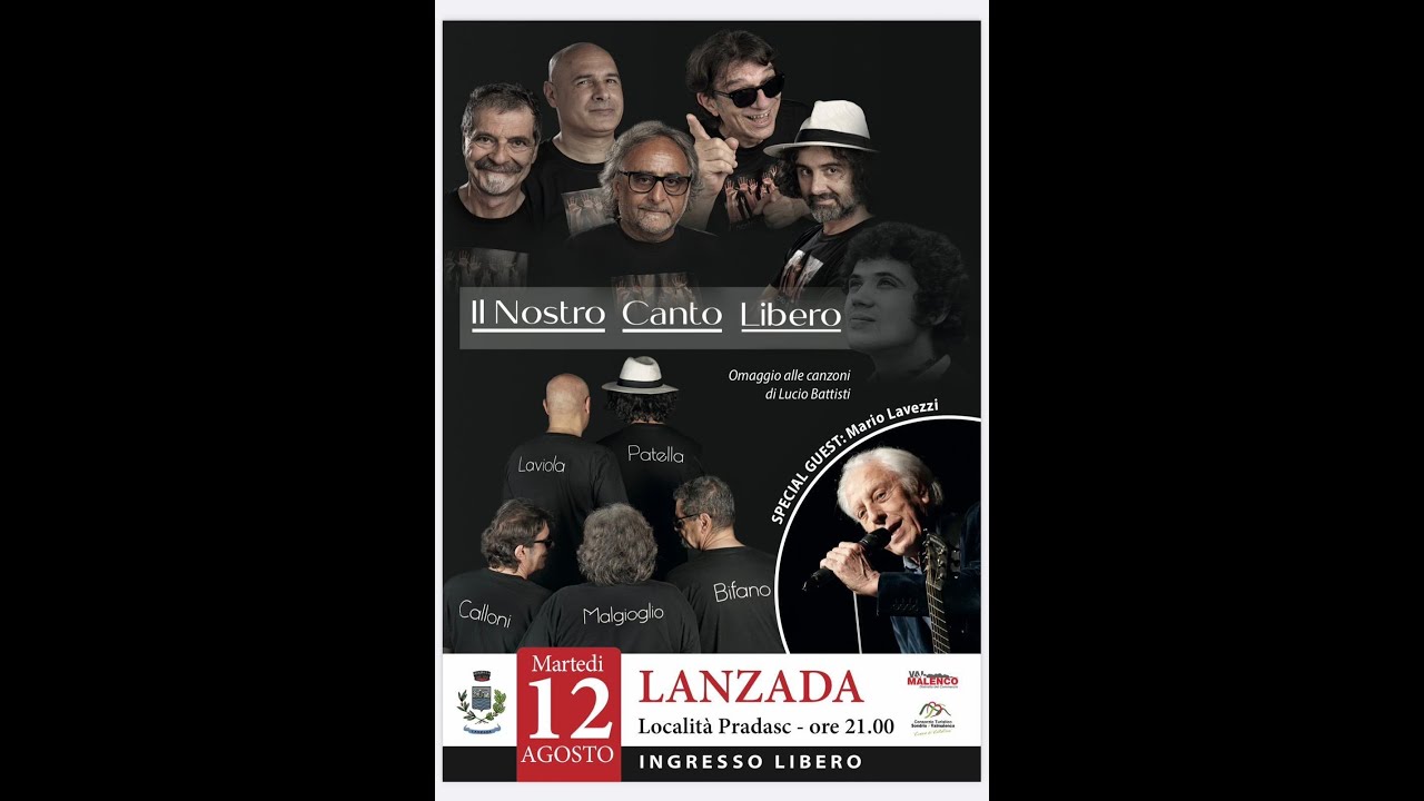 Il Nostro Canto Libero 12-8-2025 Mario Lavezzi (E la luna bussò) - YouTube