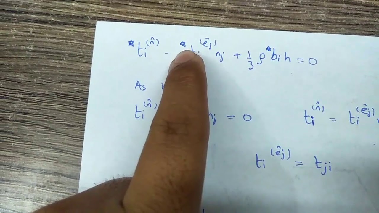 Continuum Mechanics: Stress Lecture 3 From Traction Vector to Stress ...