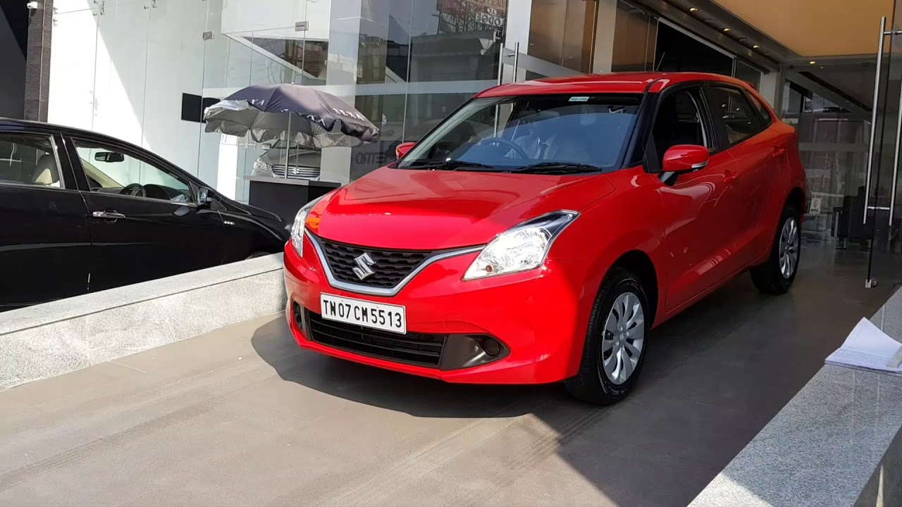Baleno delta fire red delivery - YouTube