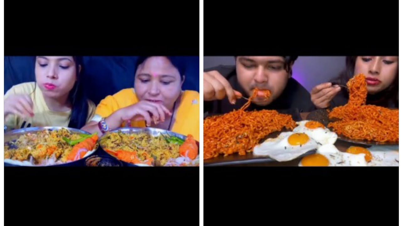 Mukbangers with their family members 🥰 ️😊 - YouTube