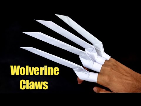 How To Make Paper X- MEN WOLVERINE CLAWS - Origami