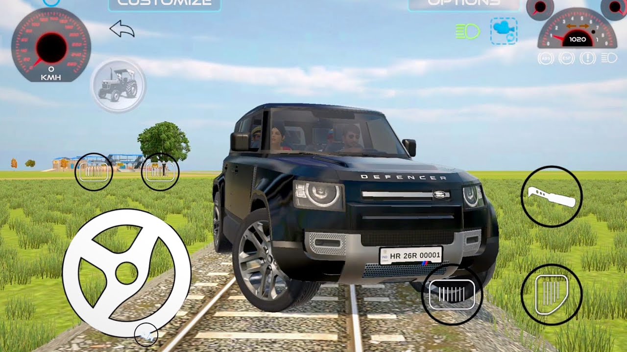 DEFENDER 110 FUN DRIVE 🚙💚 | INDIAN VEHICLE SIMULATOR 3D KIDS GAME 🎮 ...