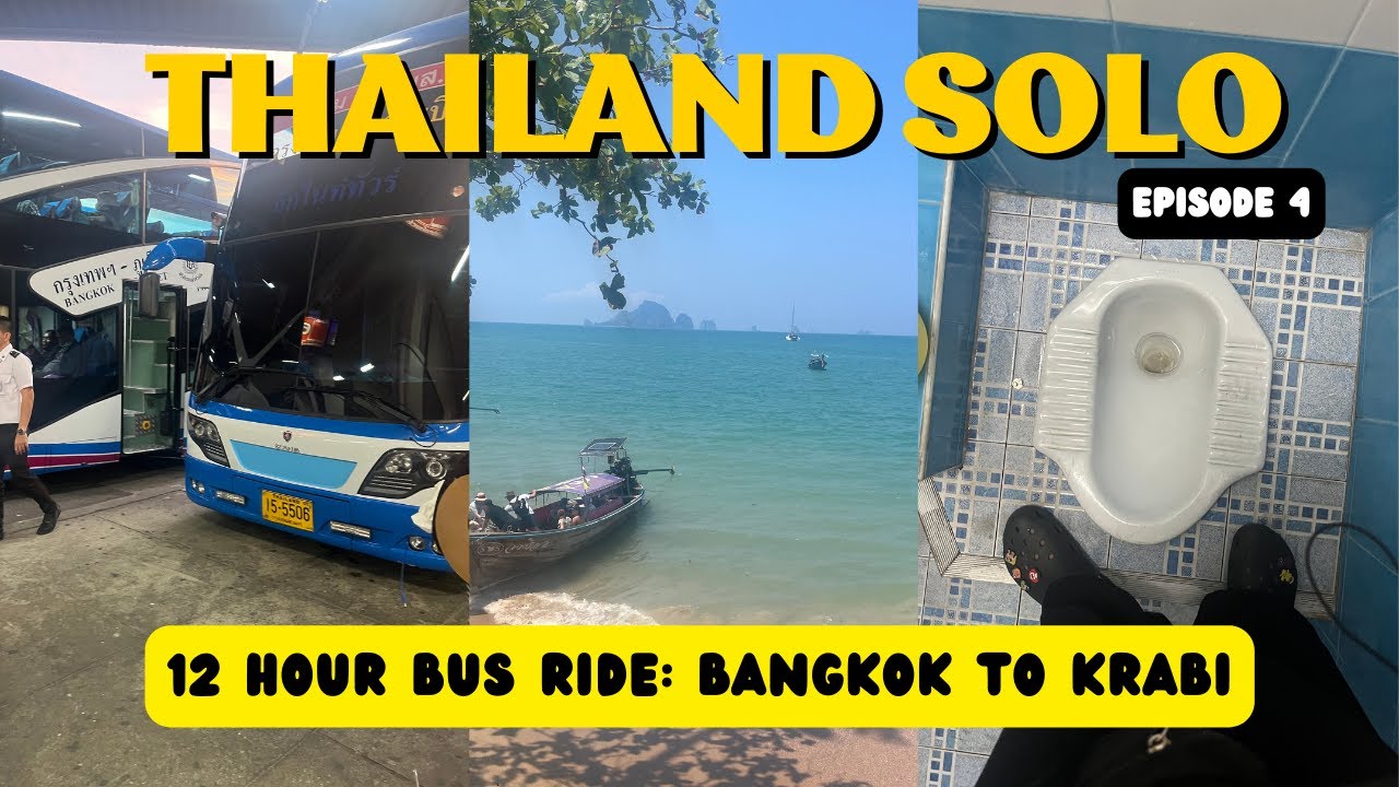 Bangkok to Krabi: 12 hour overnight sleeper bus | Thailand Solo Travel ...