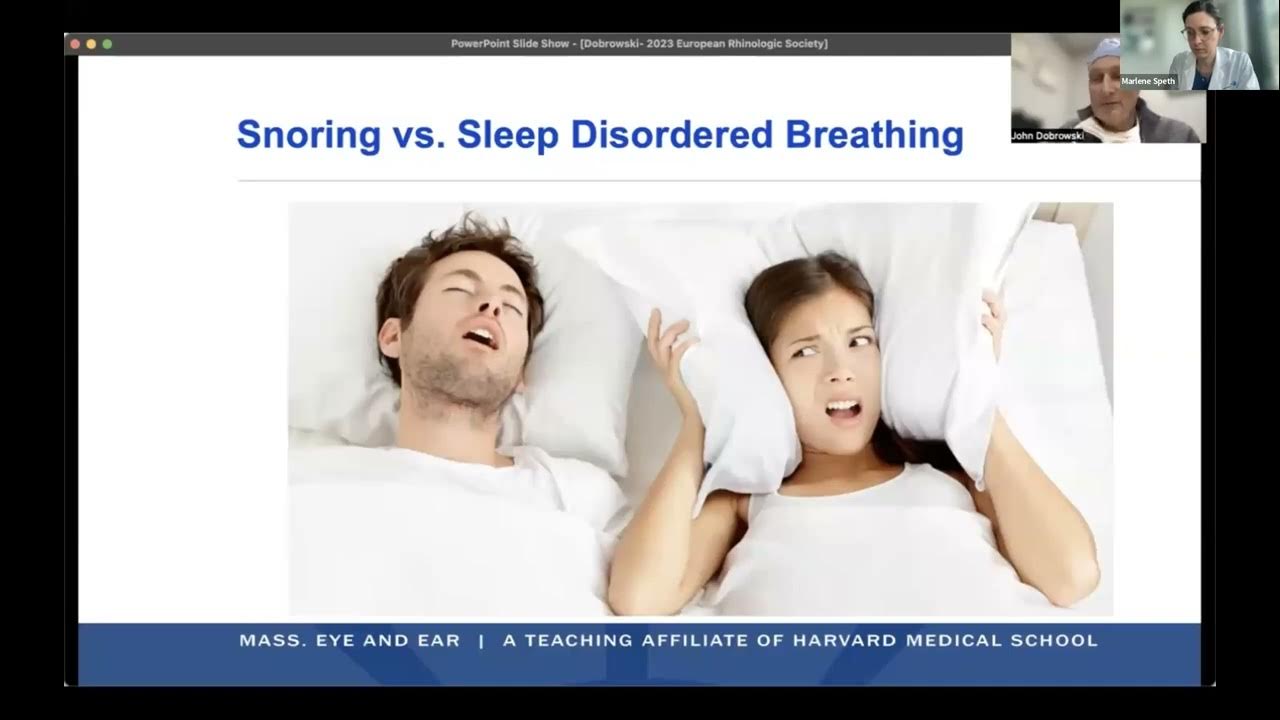 ERS Webinar Series 2023: Obstructive Sleep Apnoea - YouTube
