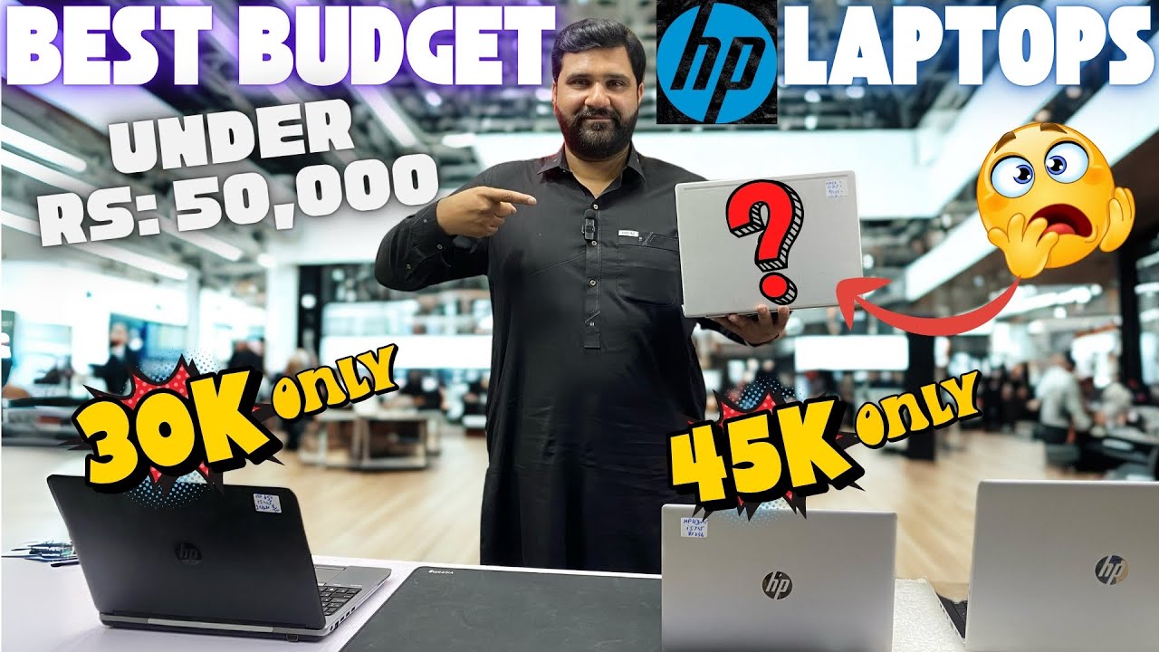 Best Budget HP Laptops Under Just Rs: 50,000 - YouTube