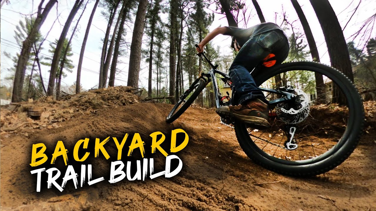 Berm Build Continues in the SHRED YARD | Mountain Bike Trail Building ...