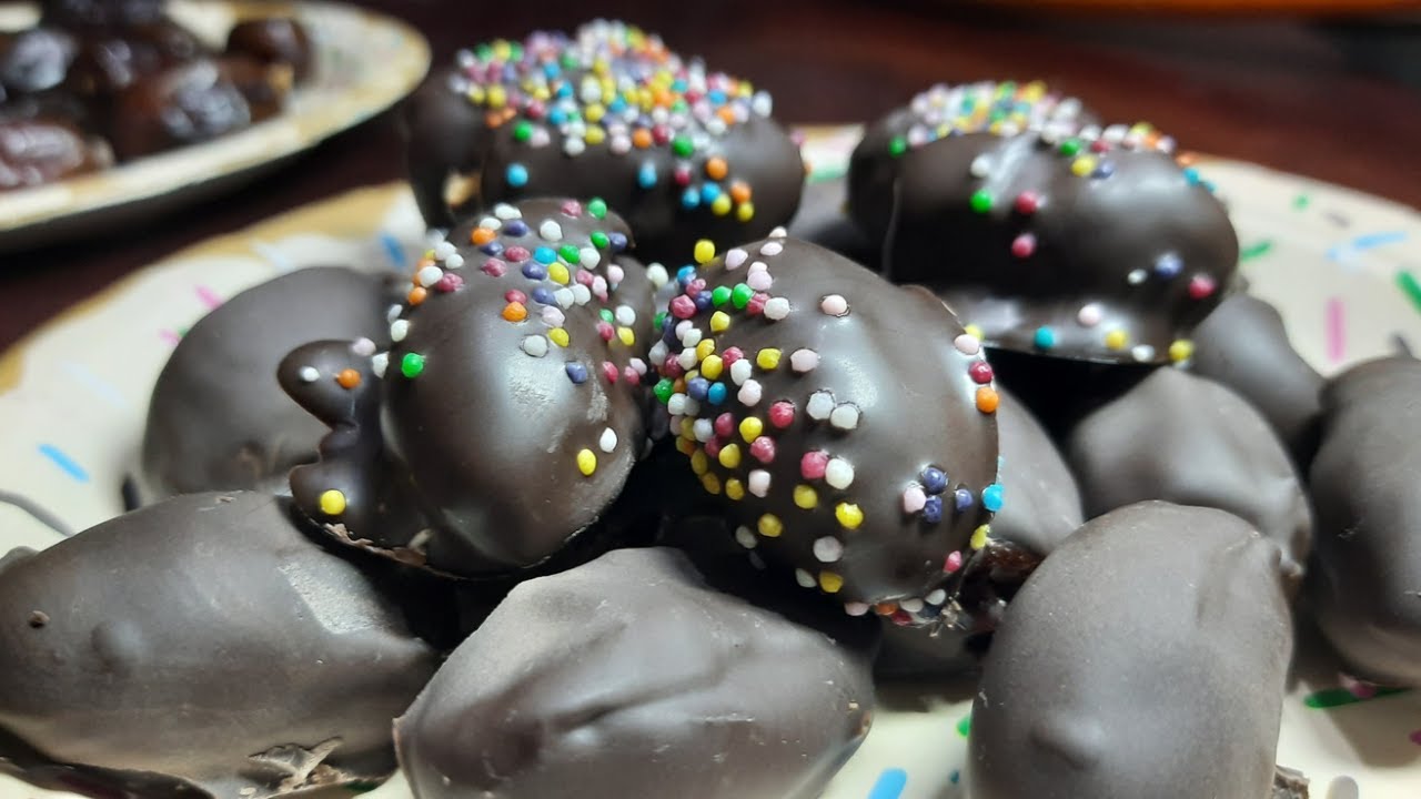 Khajur chocolate recipe| Dates chocolate |खजूर चॉकलेट | khajur ke ...