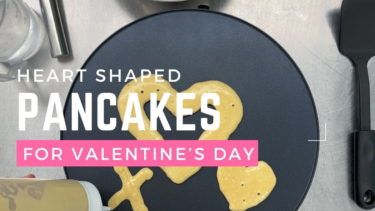 BTS: Heart Shaped Pancake Art - Gluten Free Dairy Free Paleo, Vegan ...