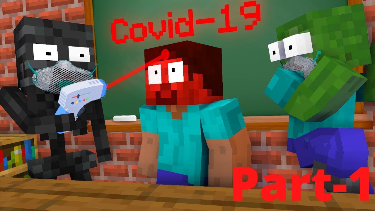 Minecraft Monster School Covid 19 Part-1 - YouTube