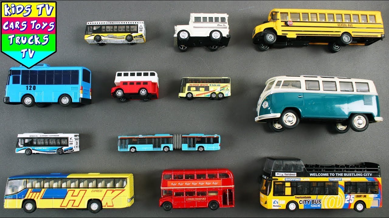 Learn Types of Buses For Kids + More Educational Videos - YouTube