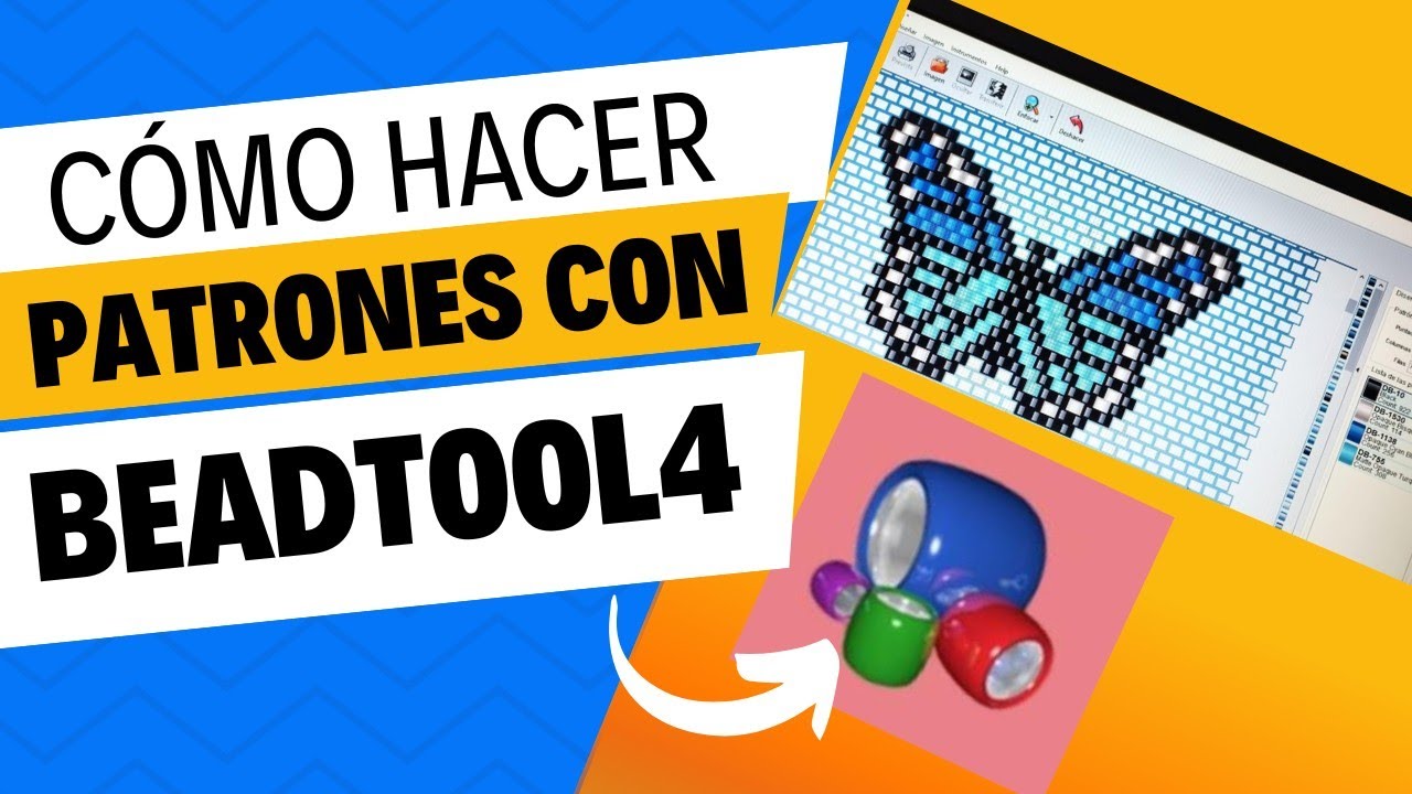 COMO HACER PATRONES Y DISEÑOS EN BEAD TOOL4 /PROGRAMA PARA DISEÑOS EN MOSTACILLAS - YouTube