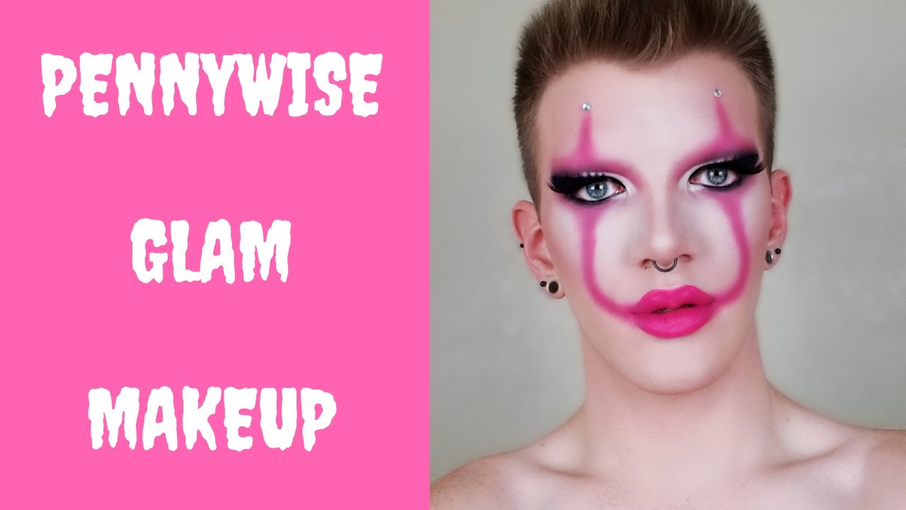 HOW TO DO PENNYWISE MAKEUP from It (Glam Version) - YouTube
