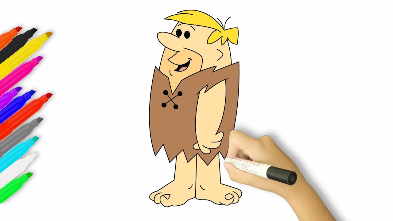 How to Draw Barney Rubble | The Flintstones - YouTube