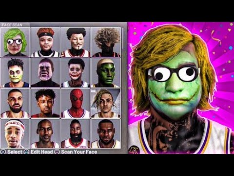 How To Get ANY FACE SCAN In NBA 2K21 (NBA 2K21 Anonymous Face Scan ...
