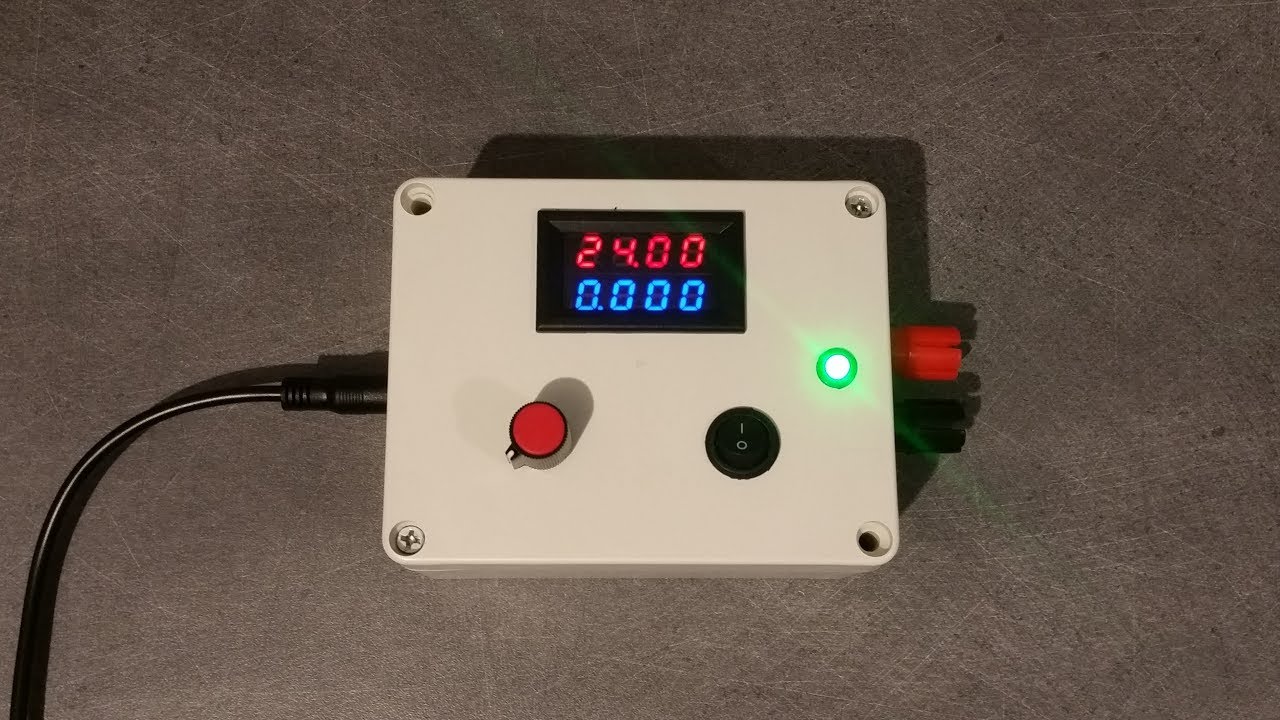 DIY: Fabriquer une Mini Alimentation Variable. - YouTube