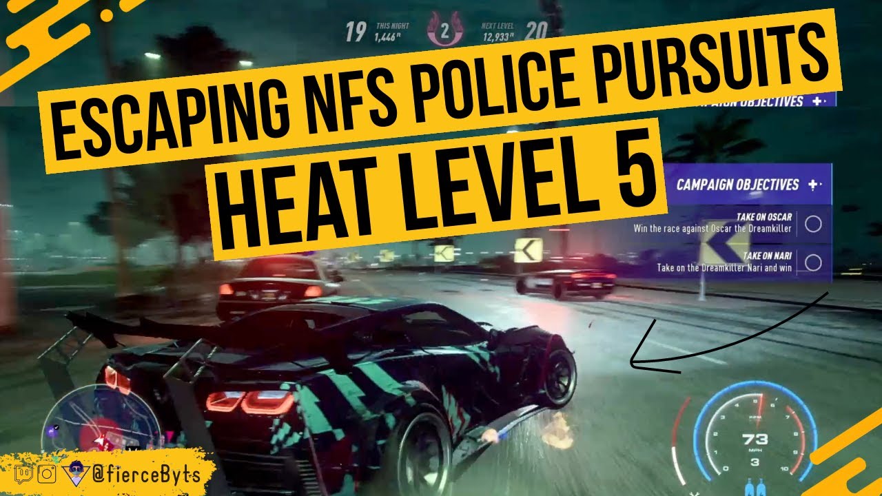 HOT PURSUIT CHRONICLES | NFS HEAT POLICE CHASE SERIES | HEAT LEVEL MAX ...