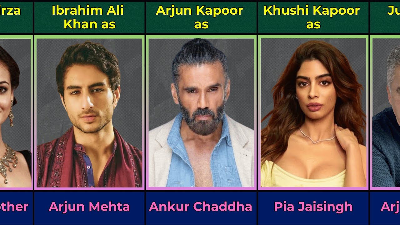 Nadaniyaan Movie Cast and Crew - YouTube