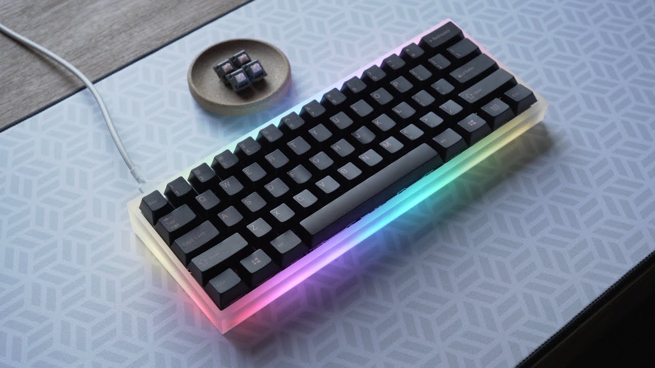 Custom Tofu60 With Lubed and Filmed Alpacas for CK - YouTube