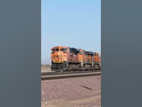 RAILFANNING SHORTS BNSF 8557 WB MP 740 NEEDLES SUB 9-29-2023 #railway #freighttrain #railfreight ...