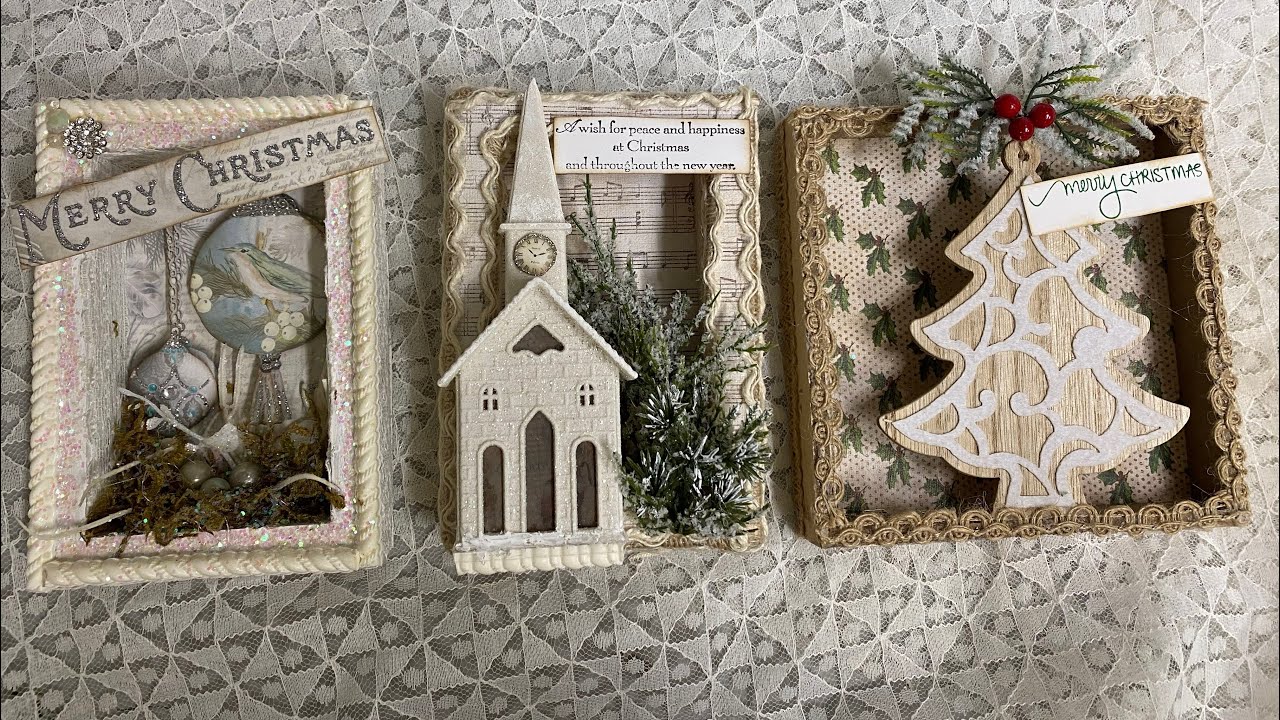 DIY Shadow Boxes - YouTube