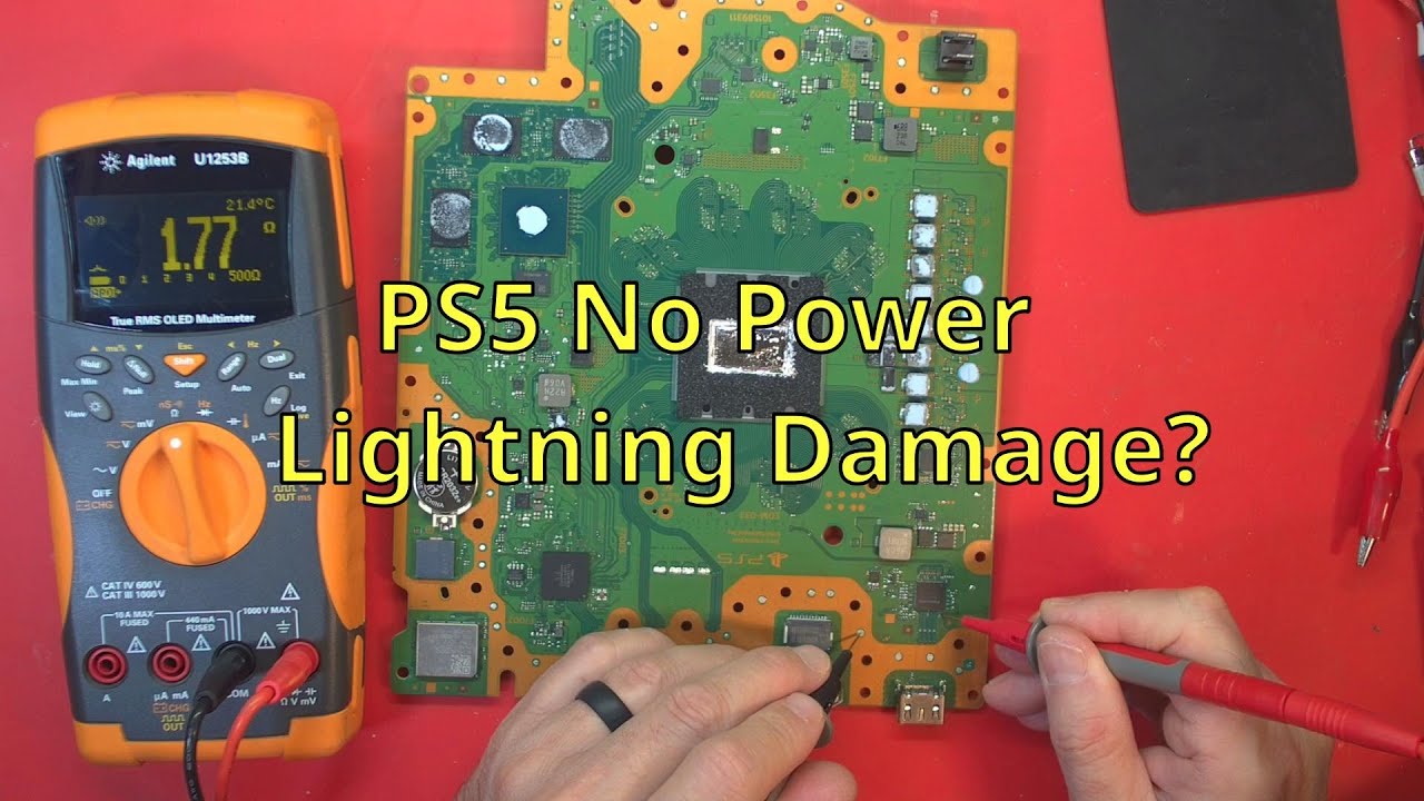 #171 Repair of PS5 No Power Lightning Damage? - YouTube