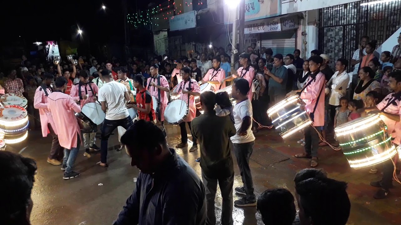 Gulab And Party //Dhol Tasha // Surat // Ganpati Visarjan // Ankleshar ...