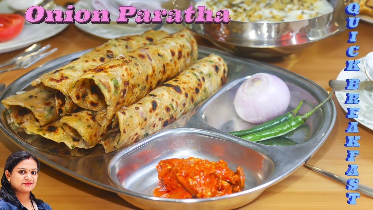 Pyaz Paratha Recipe | Onion Paratha Recipe | प्याज़ के परोंठे | Easy ...