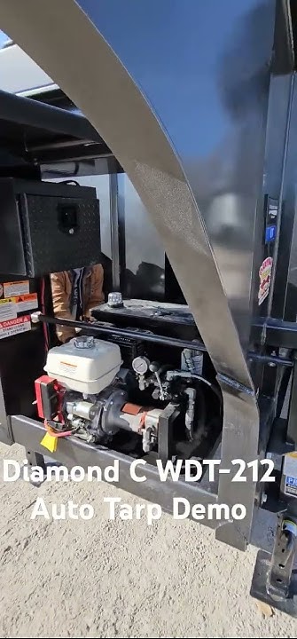 Diamond C WDT Dump Trailer Self contained Power Plant - YouTube