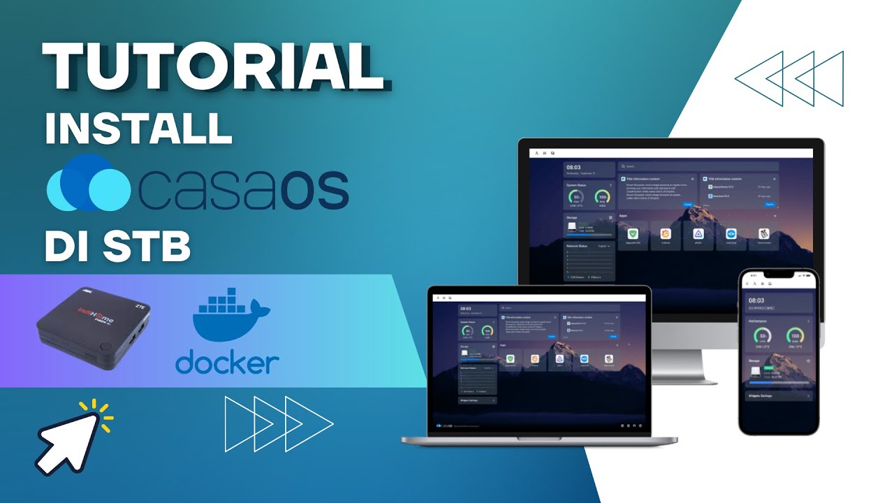 Tutorial Install Casa OS di STB Armbian Linux - YouTube
